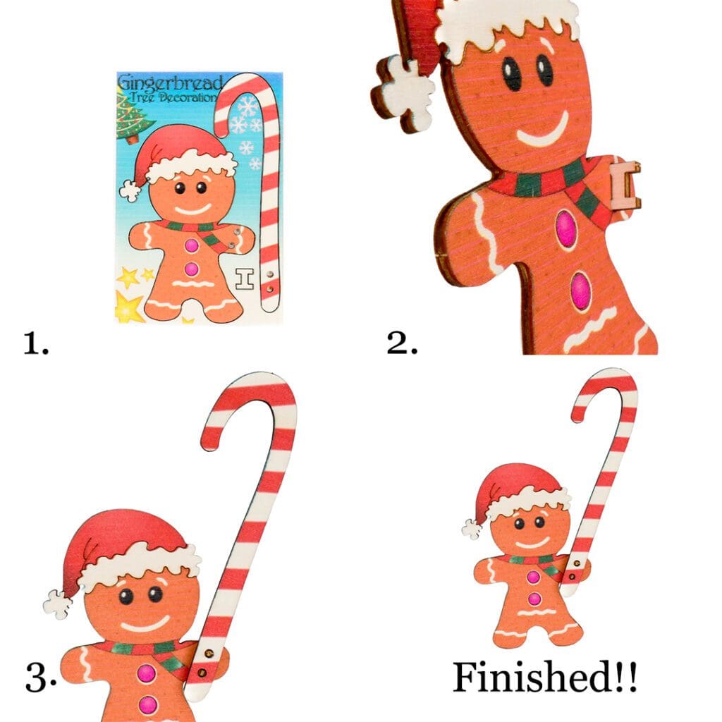 Gingerbread man – popupdesigns.co.uk