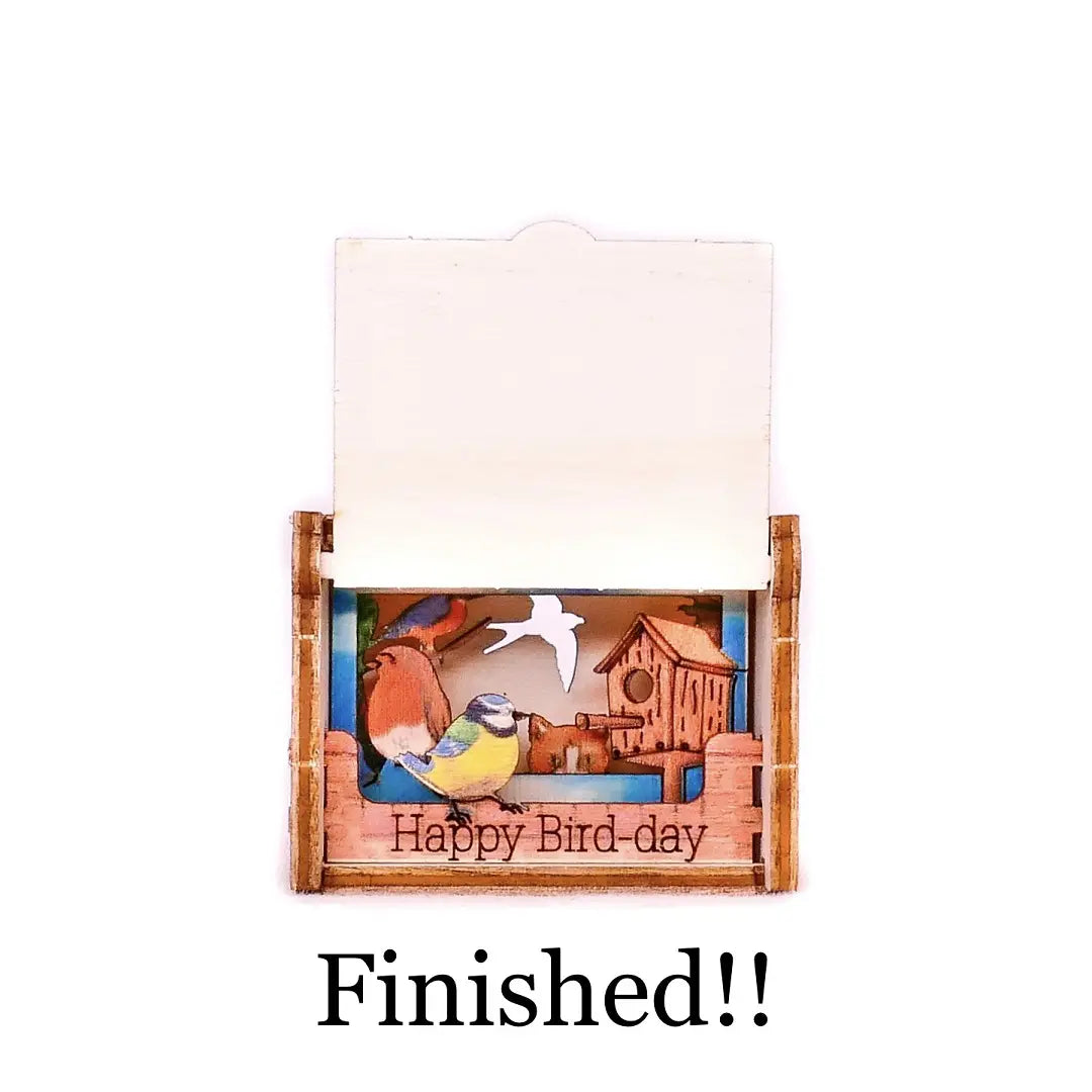 Birthday Wishes Boxsilhouette – popupdesigns.co.uk