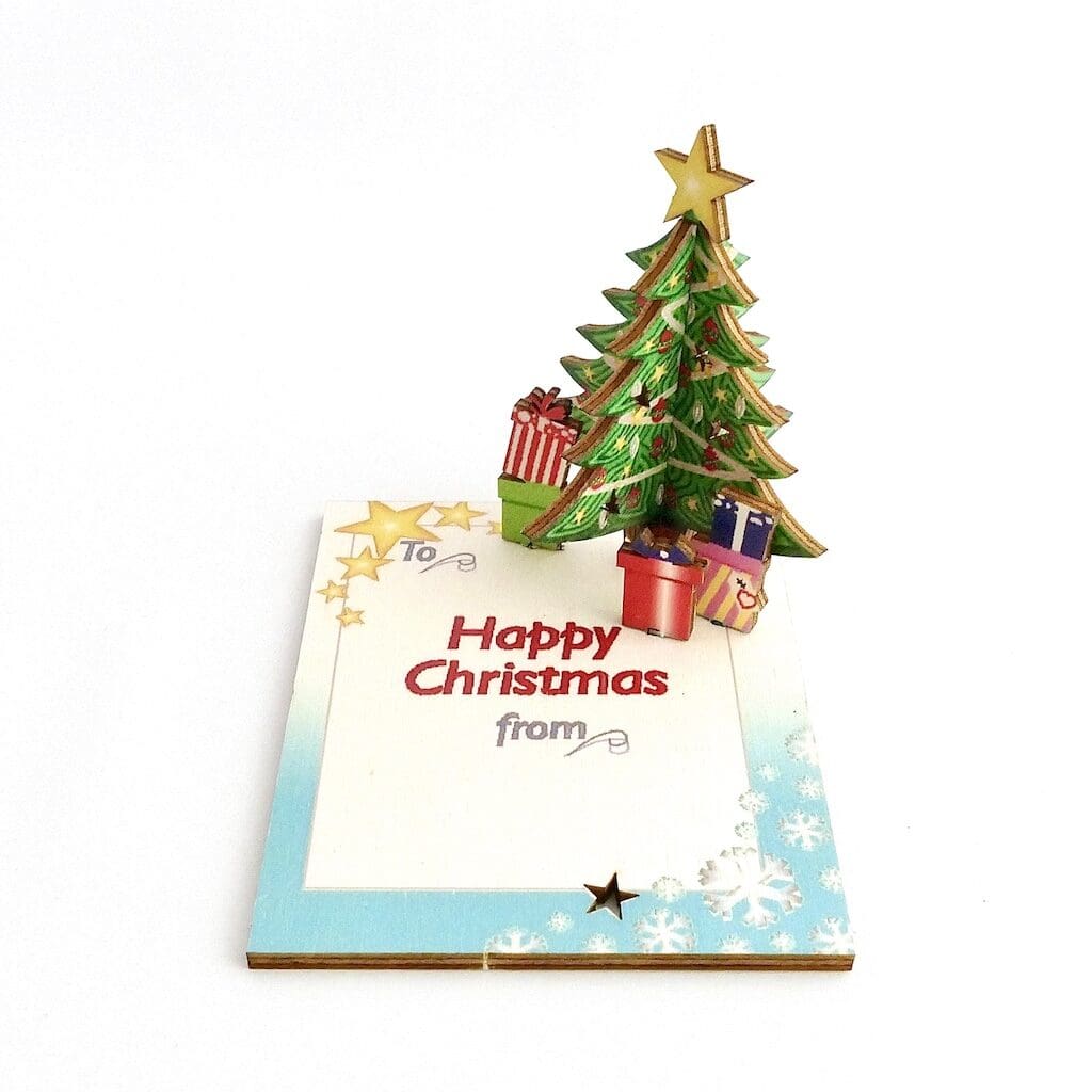 Christmas Tree Card – popupdesigns.co.uk
