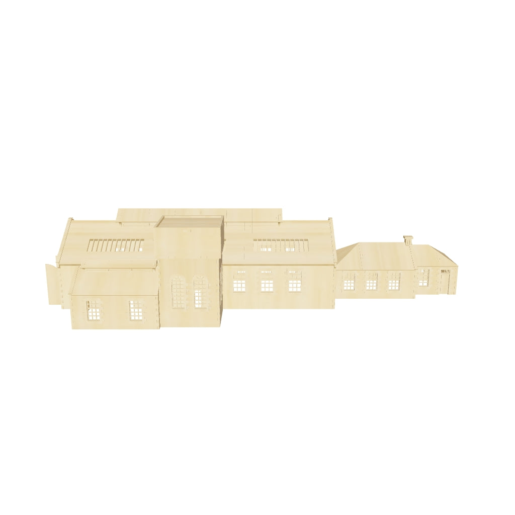 GSWR "Galloway" Engine Shed | Popup Design 3D Model – popupdesigns.co.uk